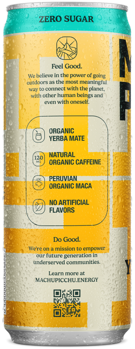 Craft Organic Yerba Mate - Zero Sugar – Machu Picchu Energy